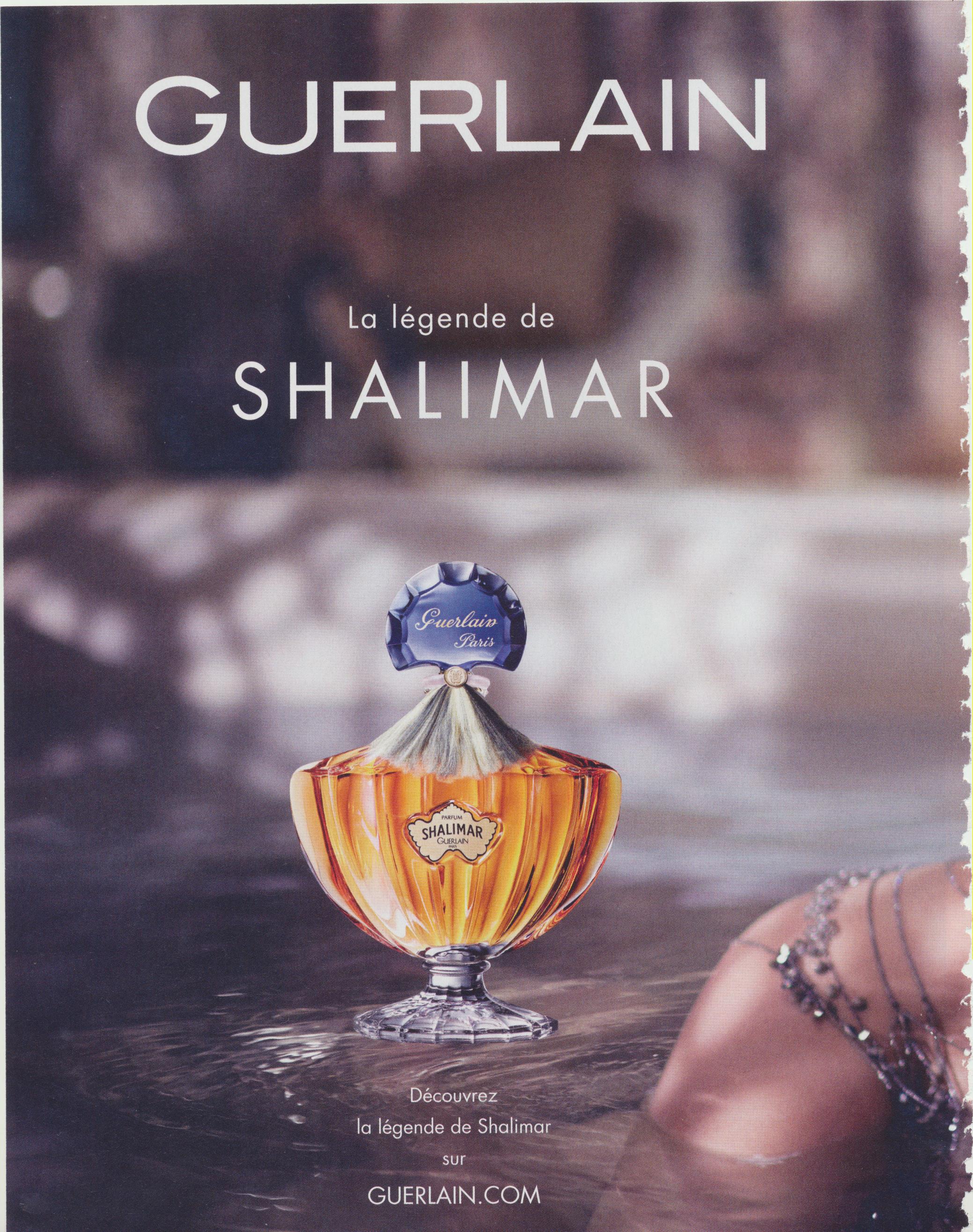 Double publicité Shalimar | Parfum de Tokyo - Cartes Parfumées du monde ...